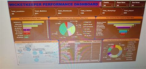 Powerbi Datavisualization Cricketanalysis Wicketkeeperdashboard