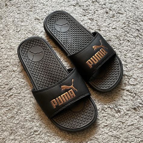 Womens Puma Slides In Great Shape Never Used Size Depop