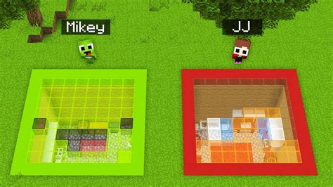 Jj Vs Mikey Underground Base Survival Battle Challenge In Minecraft