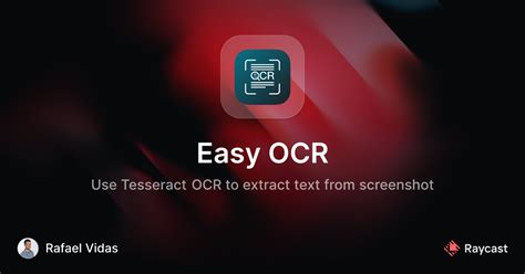 Raycast Store Easy Ocr