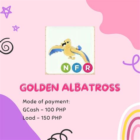 ADOPT ME NFR GOLDEN ALBATROSS NEON FLY RIDE On Carousell