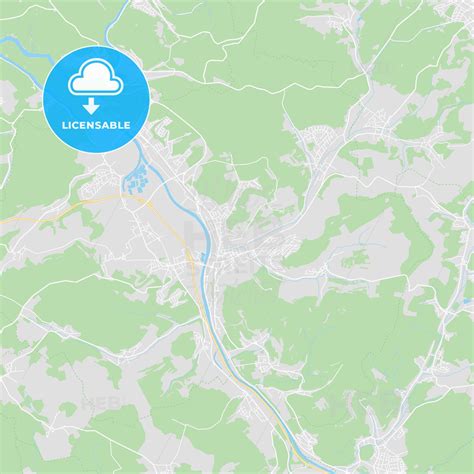 Merzig Germany Printable Street Map Hebstreits