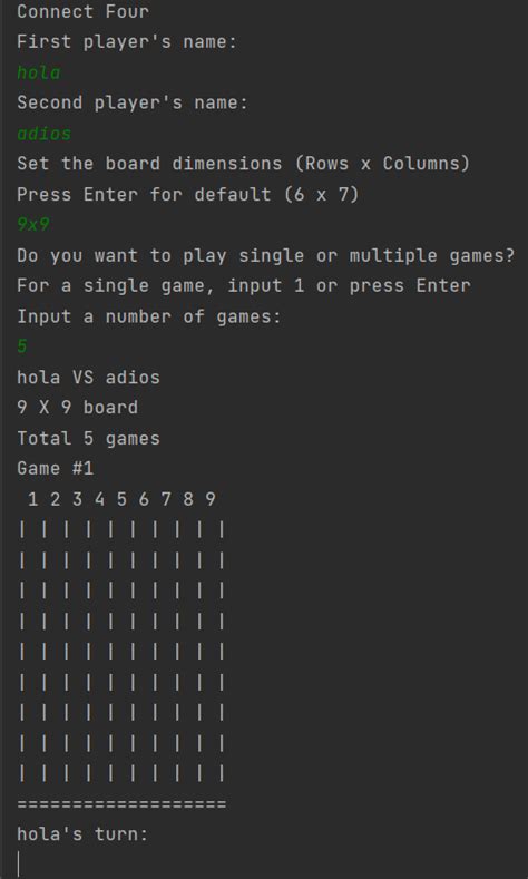 Github Salocincconnectfour Connect Four Project From Hyperskill