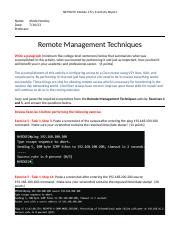 Master Remote Management Techniques Configuring Access To A Course Hero