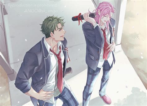 Joe And Cherry Blossom Sk8 The Infinity Drawn By Angofango Danbooru