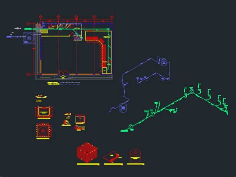 Instalacion Hidrosanitaria En Autocad Cad 39055 Kb Bibliocad