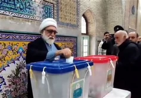 تولیت آستان قدس رضوی رای خود را به صندوق انداختفیلم تسنیم