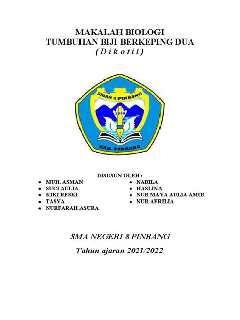 Makalah Tumbuhan Biji Berkeping Dua Dikotil Pdf