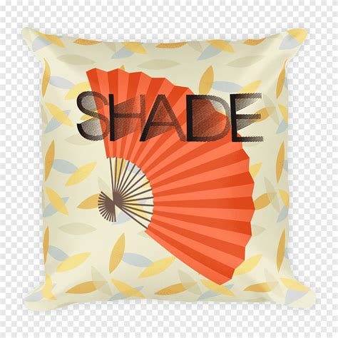 Cojines de almohada sombreado sola página naranja arrojar la