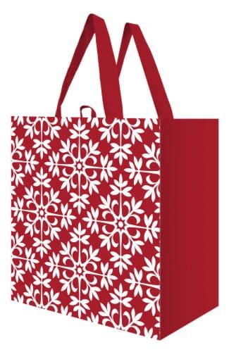 Earthwise Red Checkered Snowflake Bag 1 Ct Kroger