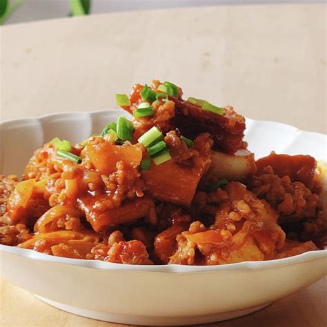 韓国の麻婆厚揚げ豆腐☆ひき肉☆夕食メイン By 元外交官夫人のレシピ 【クックパッド】 簡単おいしいみんなのレシピが395万品