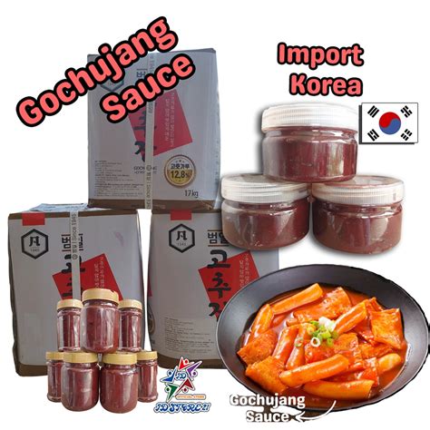Kikkoman Gochujang HALAL Seasoning Tokpoki Topoki Toppoki Tteokbokki Gochujang Sauce Korean