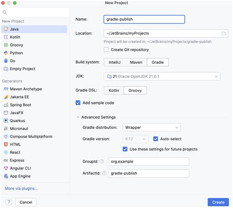Publish A Java Library To A Maven Repository Intellij Idea Documentation