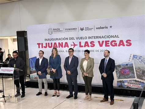 Tijuana Inaugura Nuevo Vuelo Internacional A Las Vegas Almomento