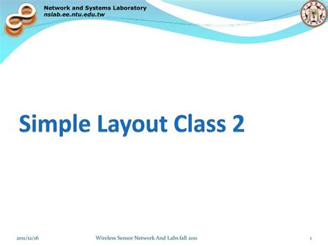 Ppt Simple Layout Class 2 Powerpoint Presentation Free Download Id