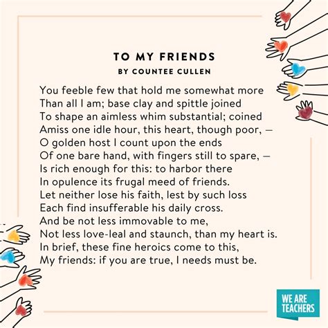 Poems About Friendship And Sisterhood