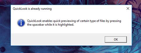 Option To Not Display Quicklook Splash Screen Upon Starting · Issue
