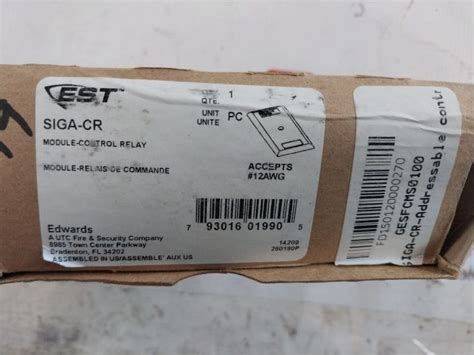 Est Siga Cr Addressable Control Relay Module Aeliya Marine