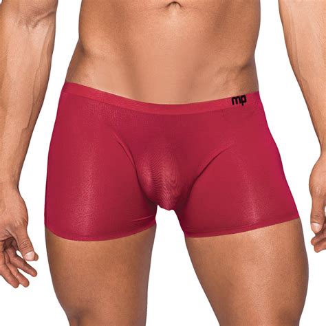 Male Power Seamless Sleek Sleek Short Wsheer Pouch Wine Large Shop