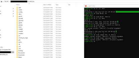 Failing To Access The Mounted Linux Drive From Wsl Subsystem Linux