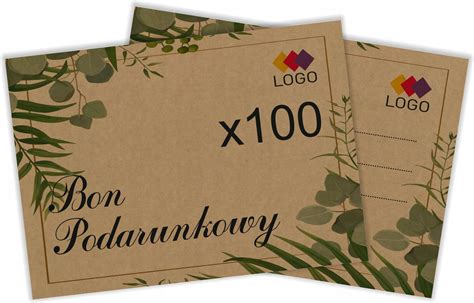 Vouchery Bony Podarunkowe Koperty Eko A6 100Szt Ceny I Opinie Ceneo Pl