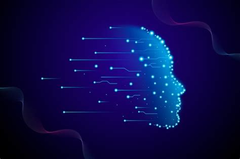 Gradient Brain Background Free Vector