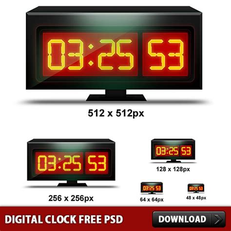 Flip Clock Psd