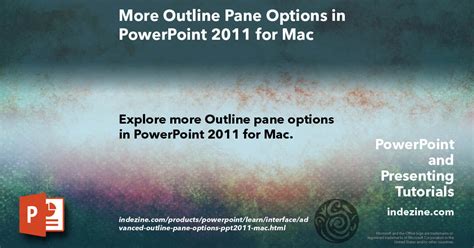 More Outline Pane Options In PowerPoint 2011 For Mac