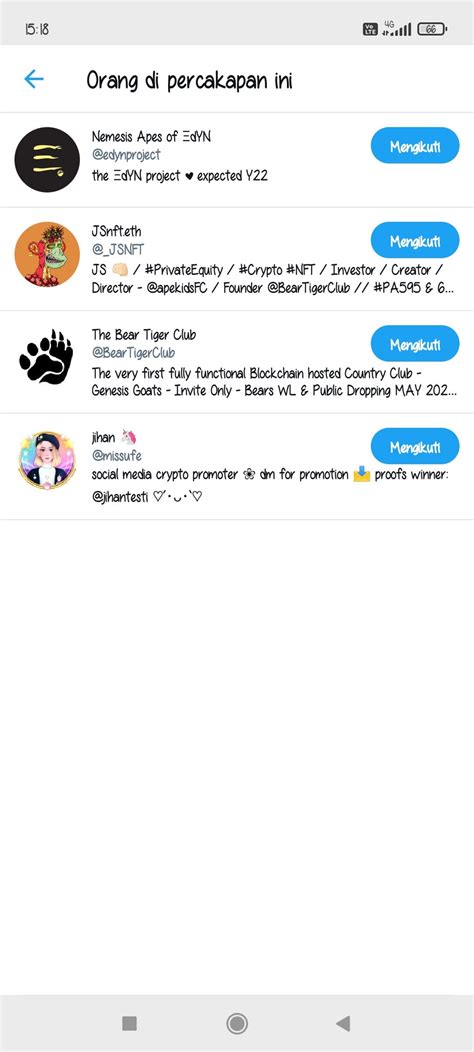 BuyungUPI On Twitter Missufe JSNFT BearTigerClub Edynproject