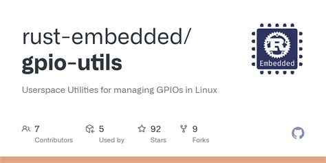 Github Rust Embeddedgpio Utils Userspace Utilities For Managing