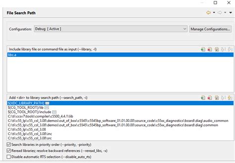 CCS TMS C Unresolved Symbols Even Though Csl Is Installed Processors Forum Processors