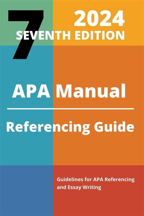 APA Manual 7th Edition 2024 Referencing Guide Ebook Kelly Pearson