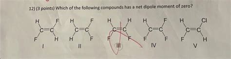 Solved 12 3 Points Which Of The Following Compounds Has