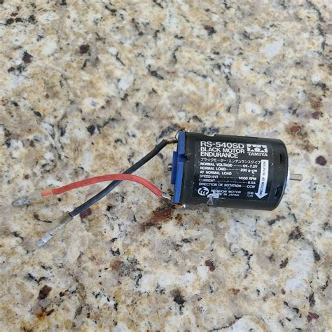 Vintage Tamiya Rs540sd Black Endurance Racing Motor Very Rare And Htf