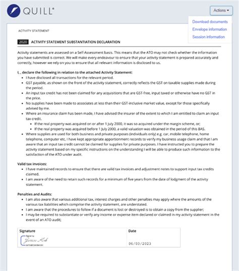 The Electronic Signing Process Via Annature Business Advisors Gold Coast