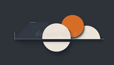 Abstract Geometric Composition With Overlapping Circles Stock Illustration Illustration Of