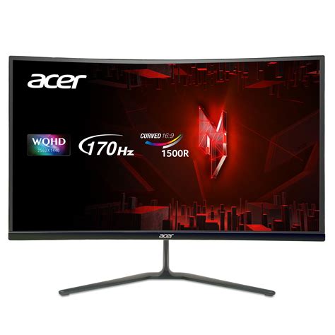 Restored Acer Nitro Ed270u 27 Monitor Wqhd 2560x1440 170hz 1ms