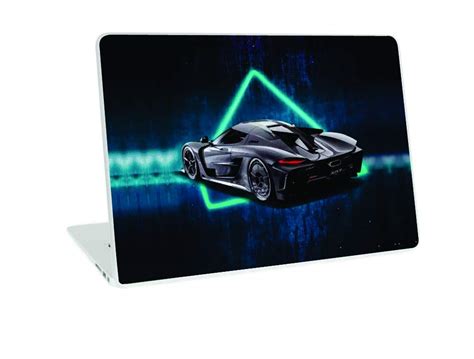 Galaxsia Sport Car Vinyl Laptop Skin Sticker Cover Decal Compatible For Any Inches Laptop