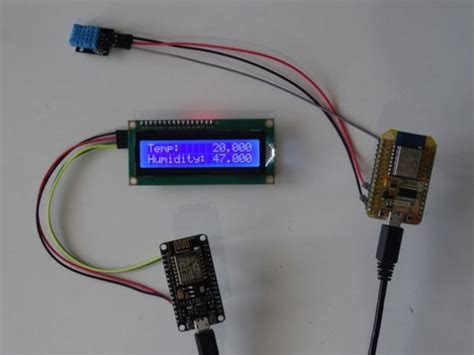 Remote WiFi DHT Temperature An Humidity Display