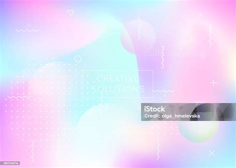 힙스터 디자인 보라색 마법 배경입니다 스페이스 하프톤 템플릿 멤피스 도츠 라이트 레이아웃 홀로그램 모양 홀로그램 텍스처 다이나믹