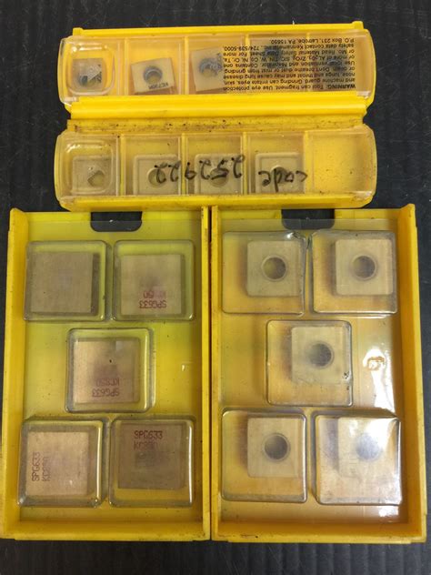 19 Misc Kennametal Carbide Inserts