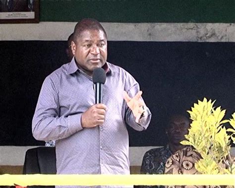 Filipe Nyusi desencoraja jovens a não aderir ao grupo que protagoniza
