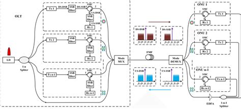 Operating Principle Of Wavelength Reuse For Short Reach Optical Access