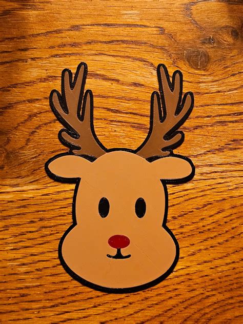 Reindeer Rudolf Face Multi Material By Deviousdiabetic Download