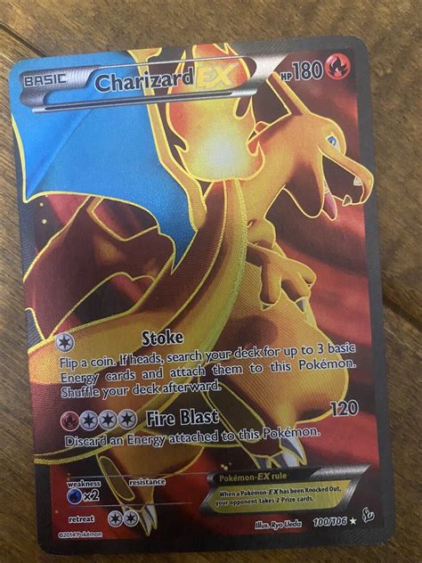 Pokémon Tcg Charizard Flashfire 100106 Holo Full Art Ebay