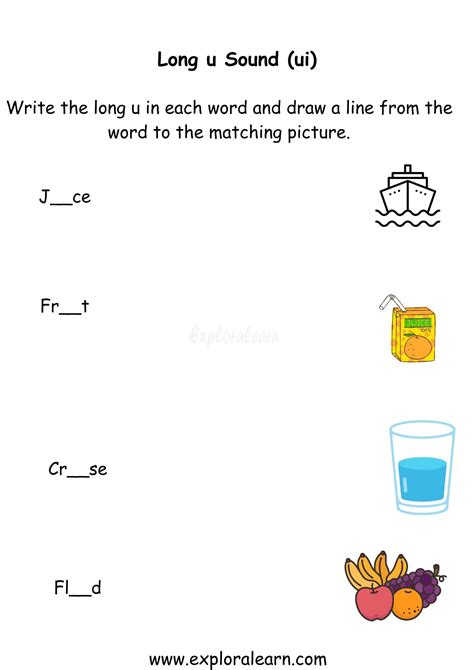 Long Vowel U Sound