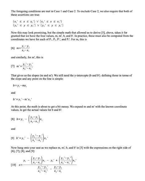 Solved Intersections Of Two Dimensional Line Segments Chegg