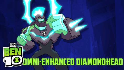Omni Enhanced Aliens Diamondhead Ben 10 Cartoon Network YouTube