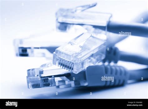 Ethernet Cable For A Computer Stock Photo Alamy
