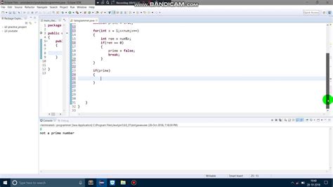 Simple Prime Number Program With Explanation Youtube